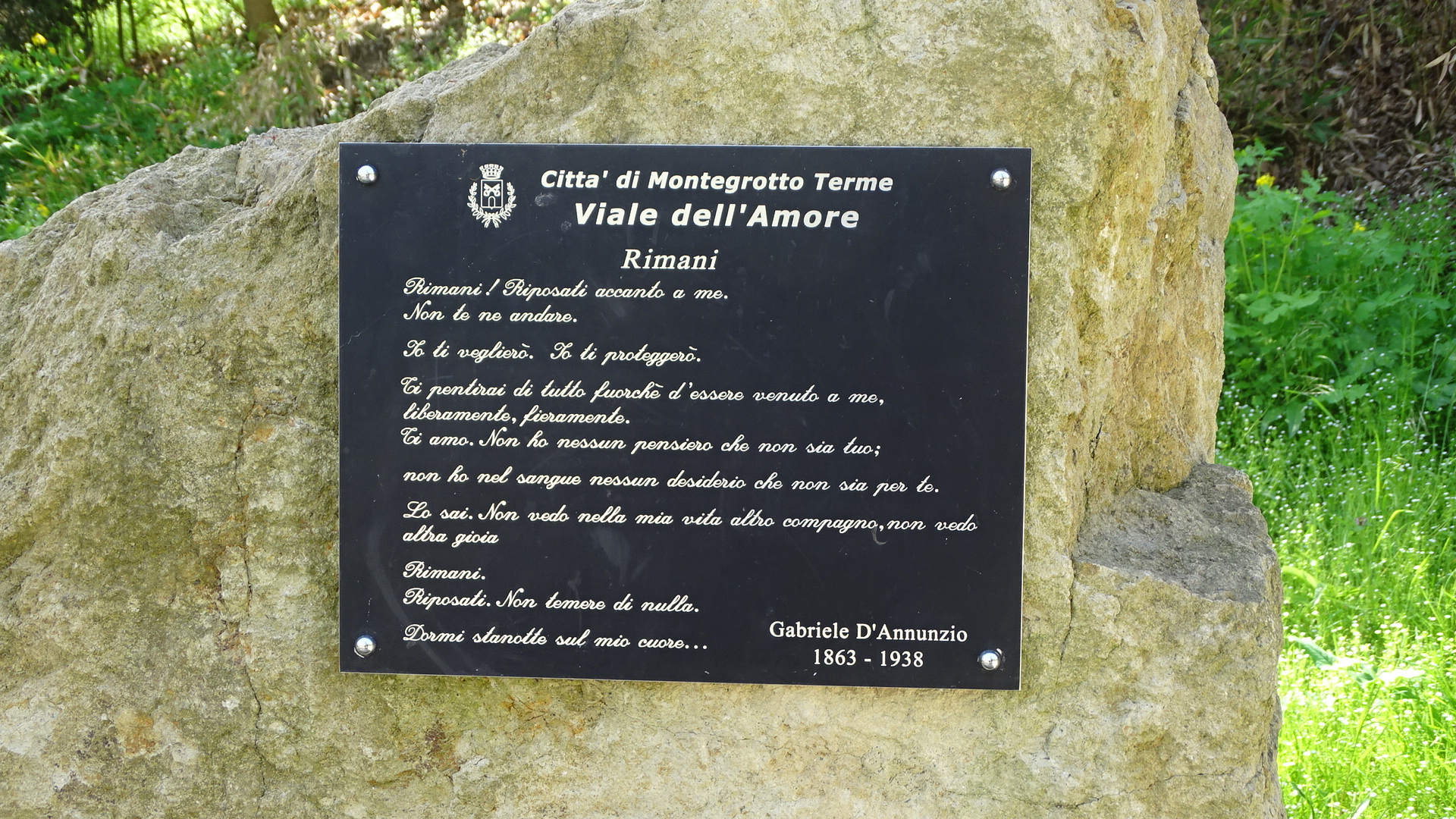 Il Viale dell’Amore a Montegrotto – Padova Sorprende